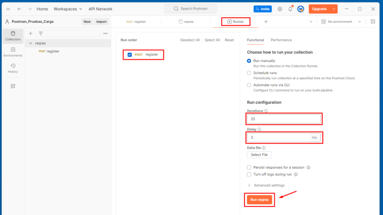Pruebas de estrés a una API utilizando Postman – ArquitecturaIBM Consulting
